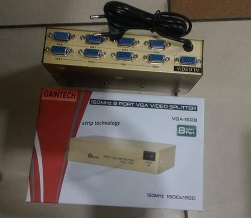 VGA Splitter 8 Port Gaintech | Berkatcompambon