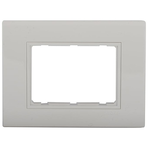 Anchor Rider Regency 3 Module Front Plate with Base Frame | Elesto| Havells