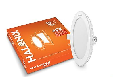 Halonix 12W ACE Round led Recess downlighter | Elesto| Havells
