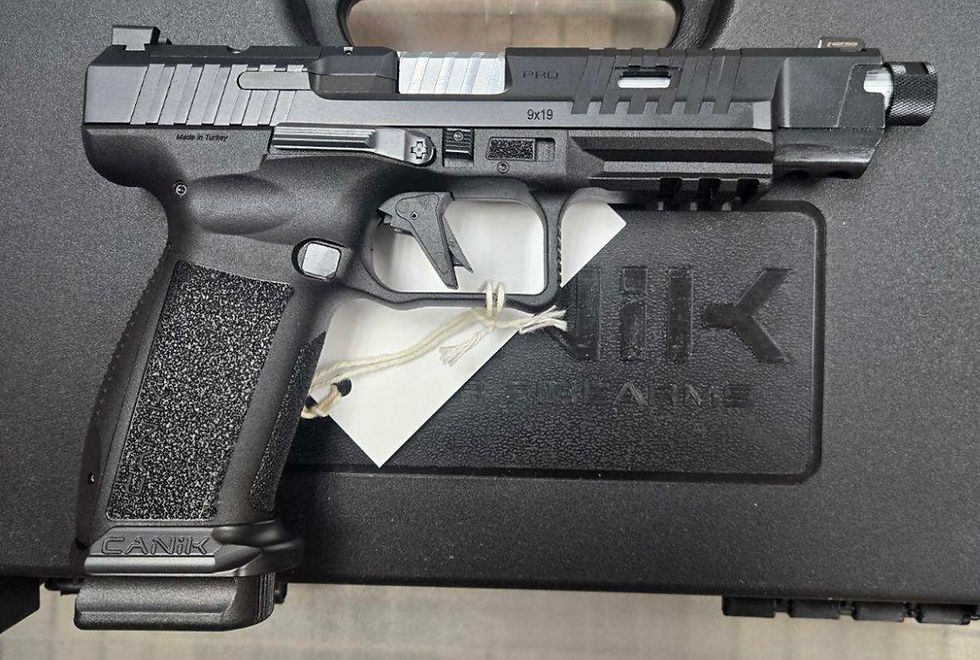 Canik METE SFT Pro Optics Cut threaded Barrel Night Sights Flared ...