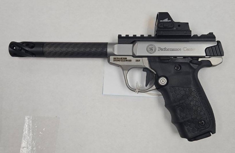 Smith Wesson Victor Performance Center 22lr Carbon Fiber Wrapped Barrel ...