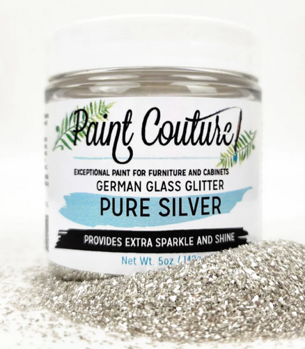 Pure Silver German Glass Glitter by Paint Couture | Provincial Farmhouse