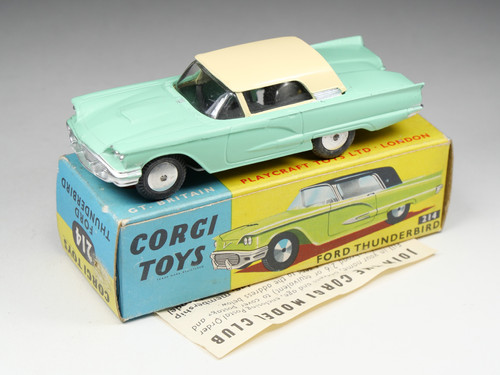 CORGI - 214 - Ford Thunderbird - Vert amande - En boite | BRICABOCK