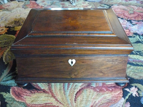 Victorian Rosewood Work Box | SpencerArchitectural