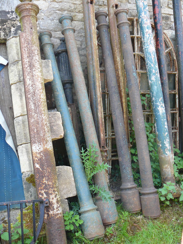 Set of Four Cast Iron Posts | SpencerArchitectural