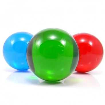 75mm Coloured Acrylic Contact Balls | Flow Juggle