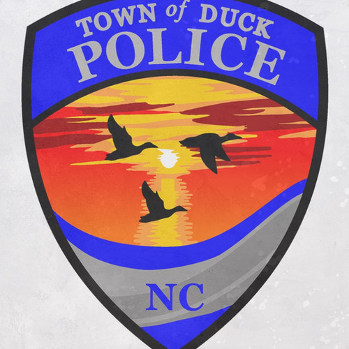 DUCK FIRE T-SHIRTS | TOWN OF DUCK POLICE DESIGN