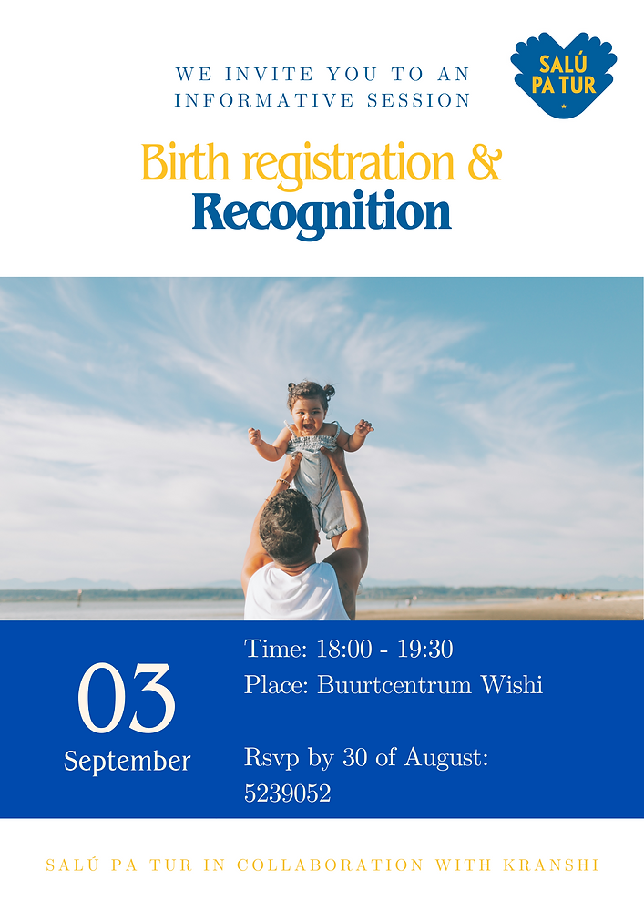 Invitation to Information Session: Birth Registration and Child Recognition