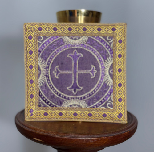 Purple Chalice Pall 8x8 in | Dallas Vestments