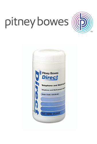 100 Pitney Bowes Telephone and Multi-purpose Wipes | Franking Machine Co