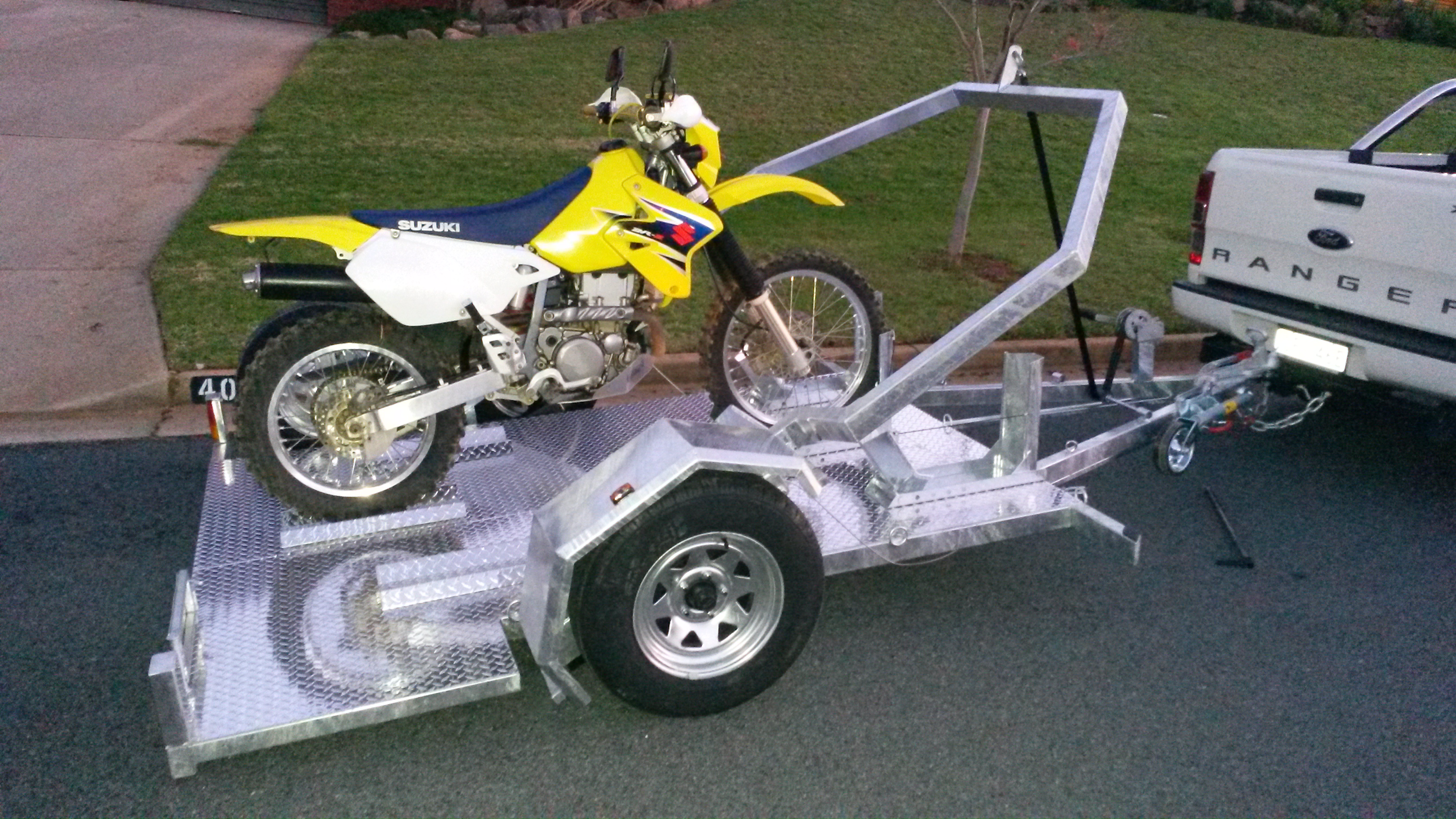 A great idea for Motorbike Trailer! | Horse Floats for Sale ...