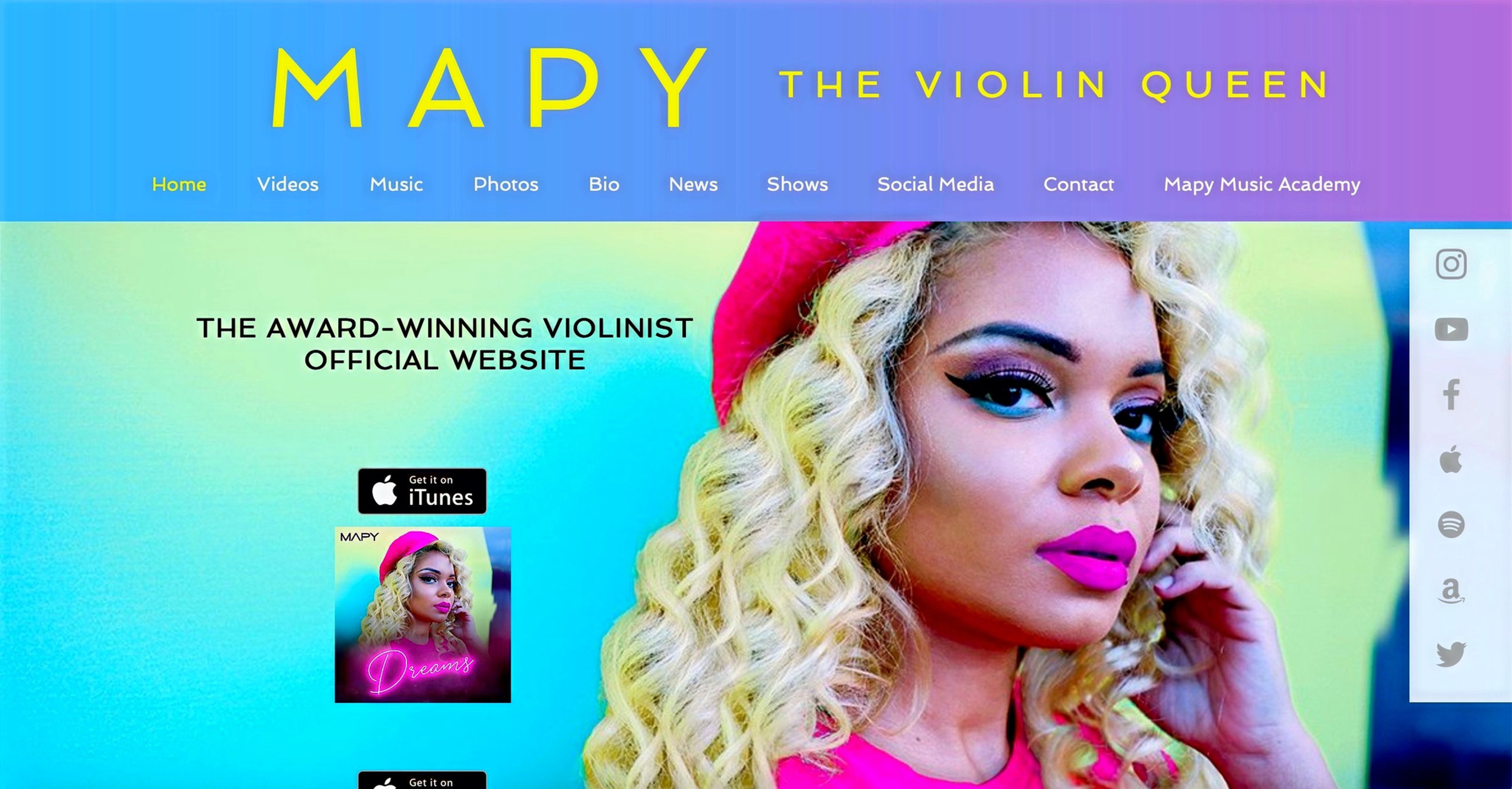 Bio | Mapy Violinist