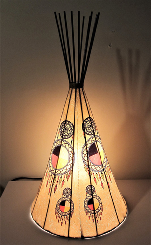 Native American Tipi Lamp | Mits Gifts