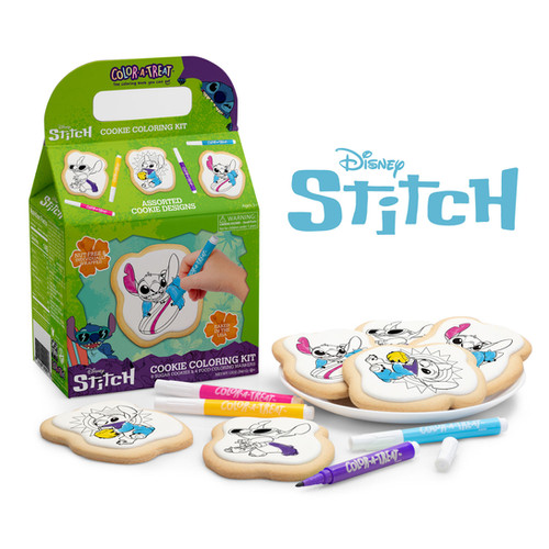 Disney Stitch Color-a-Treat Cookie Coloring Kit | Corso's Cookies