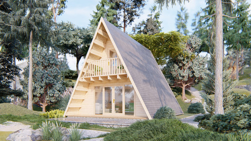 A-Frame Moose 19 ft. x 23 ft. A frame building | Hud-1 EZ Buildings The ...