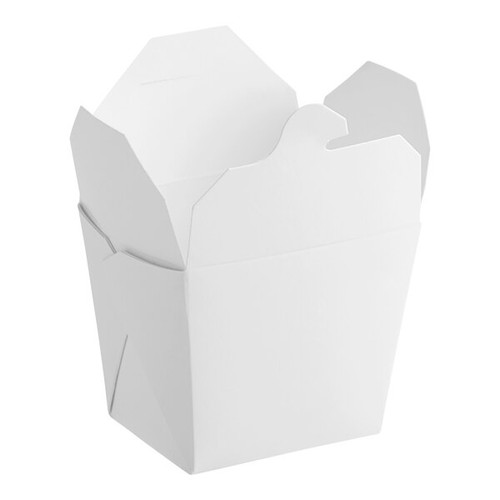 8oz White Paper Food Pail (500-Pcs) | DD Distribution LA