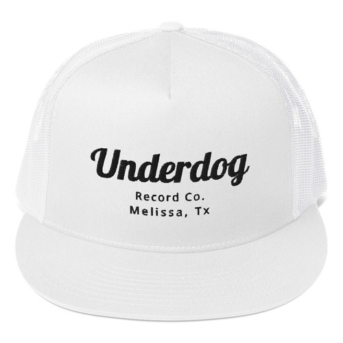 Underdog Record Co. White Cap | Old The Underdog