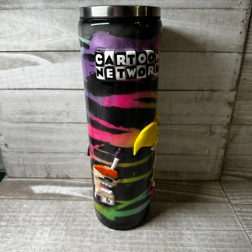 Dexter 90’s Vibe Rainbow Glow Tumbler || 30 oz Skinny Slurp HOGG ...
