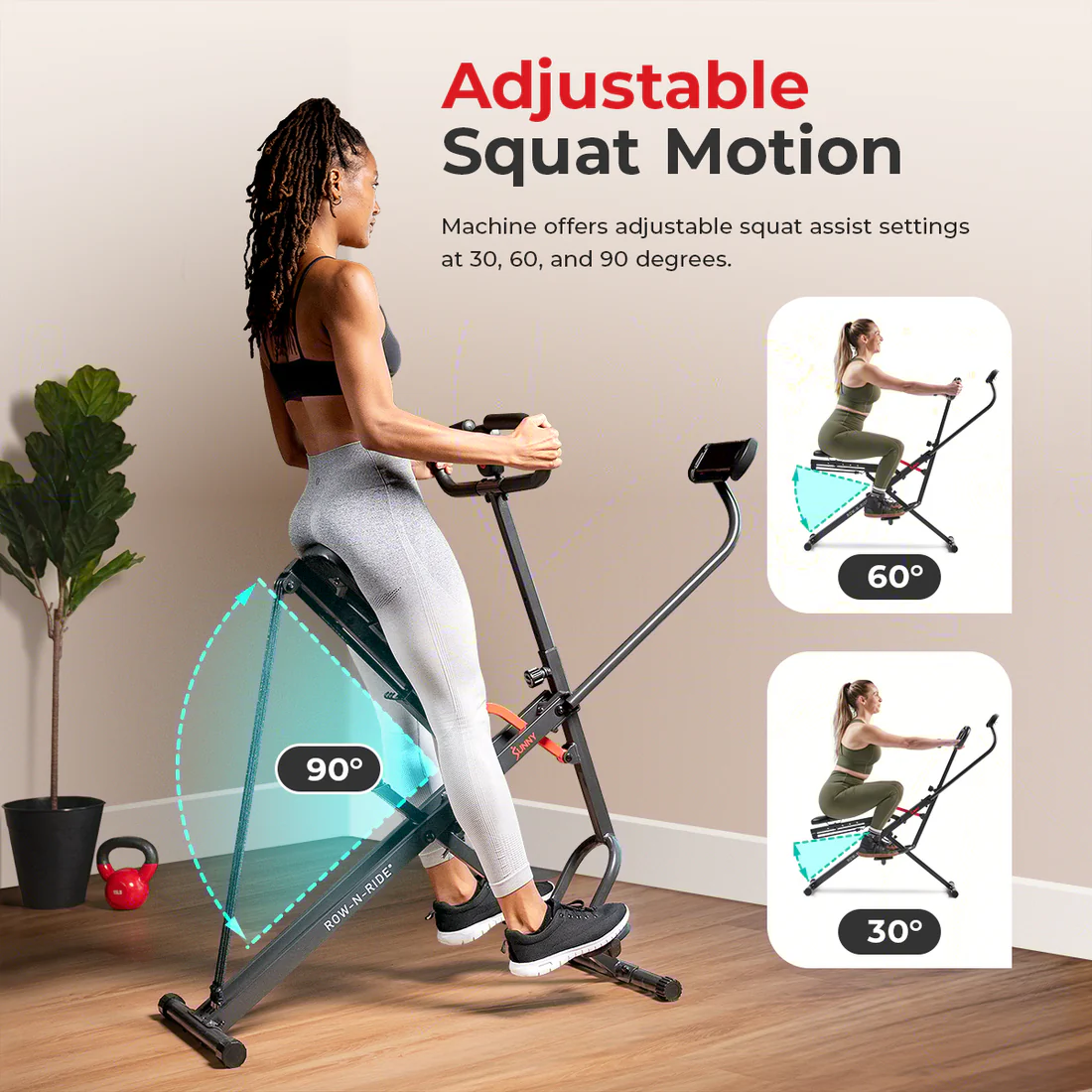 Smart Upright Row-N-Ride® Squat Assist Trainer Machine | Mario’s Sport Shop