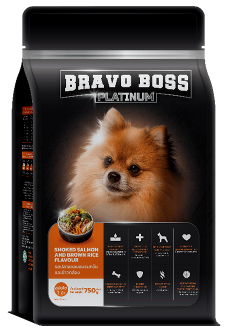 Bravo Boss Platinum Smoked Salmon And Brown Rice Flavour