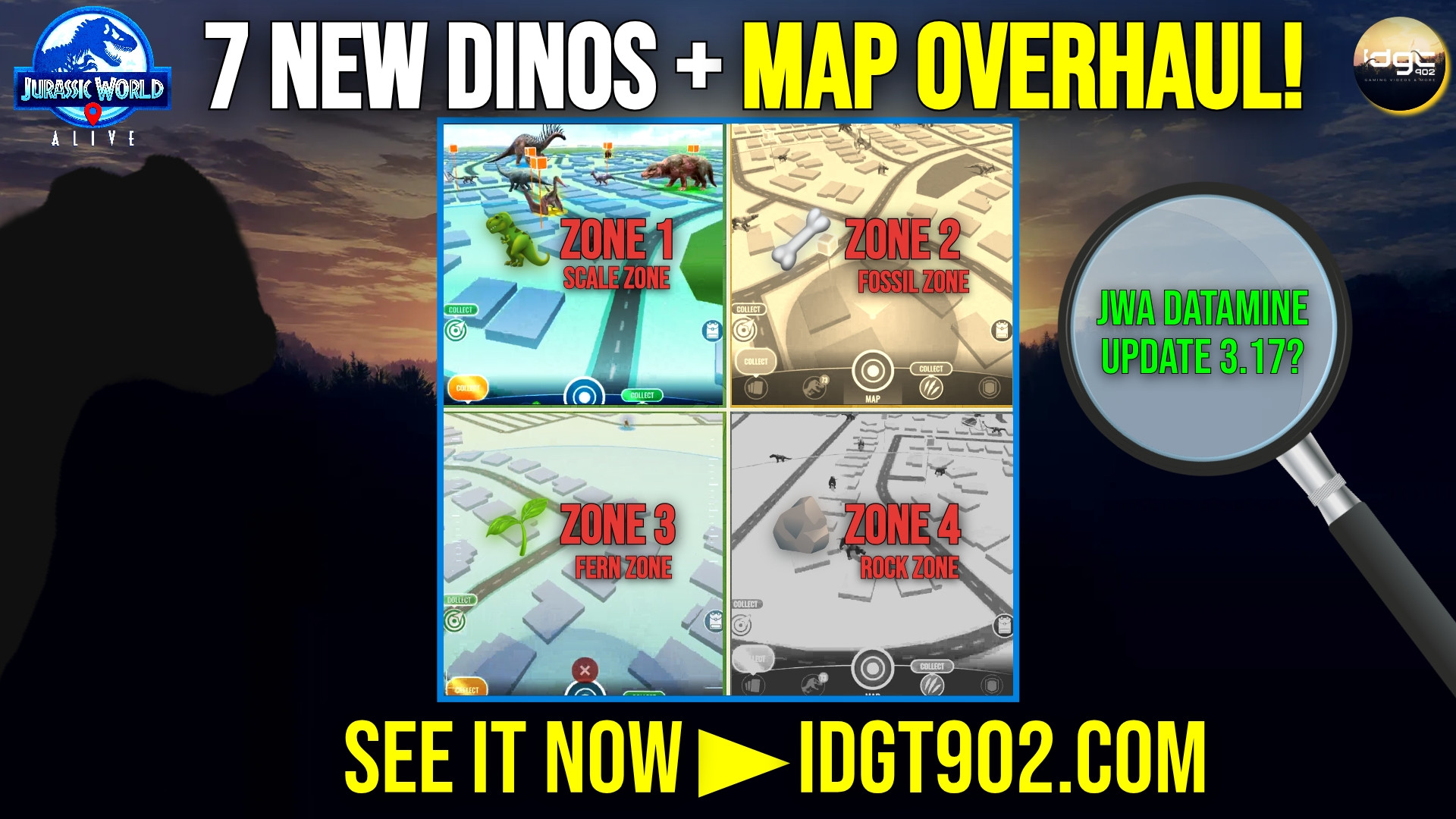 JWA Datamine: 7 New Creatures, Aerospinosaurus, Nanotyrannus & Massive ...
