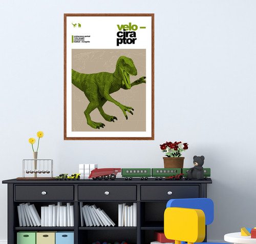 Dinosaur Poster for Kids Bedroom, Dinosaur Decor, Dinosaur Themed ...