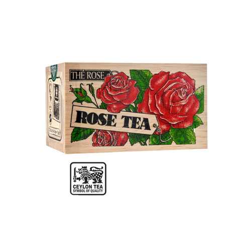 Rose Ceylon Tea in Wooden Box 100g | IFM Gourmet Store