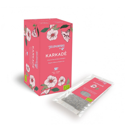 Karkade Organic Hibiscus Flower Tea Reginadifiori 15x3g bags | IFM ...