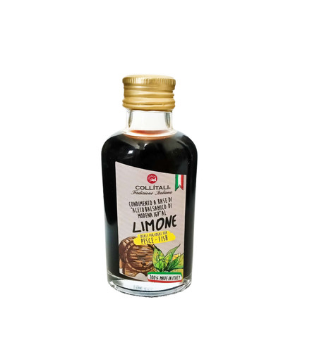 Balsamic Vinegar of Modena IGP Condiment with Lemon - 100ml | IFM Gourmet Store