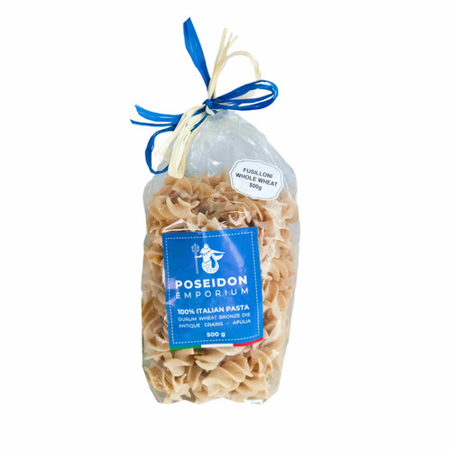 Fusilloni Whole Wheat Italian Pasta Bronze Die | Poseidon Emporium 500g ...