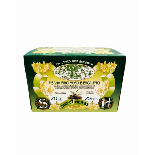Organic Mountain Pine and Eucalyptus Infusion Herbal Tea 20 bags | IFM Gourmet Store