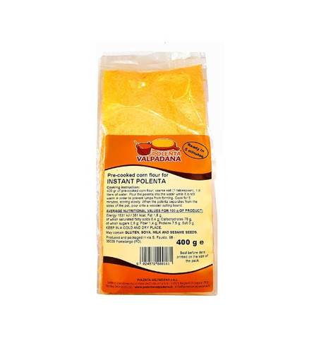 Italian Polenta Traditional Instant Pre-Cooked Corn Flour 400g