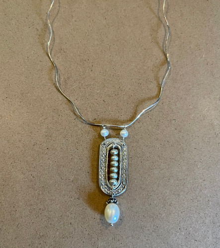 Cut Out Pearl Necklace | Dakota Moon