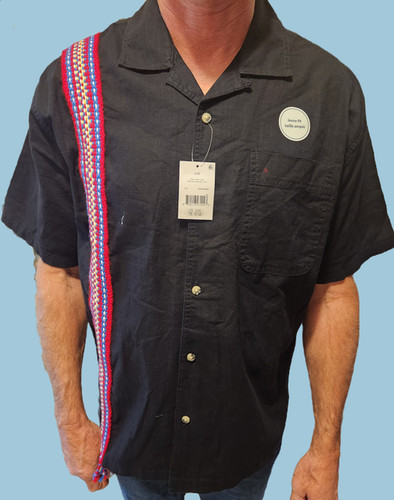 Mens Sash Shirt - Size Large | Shauna and Shawna