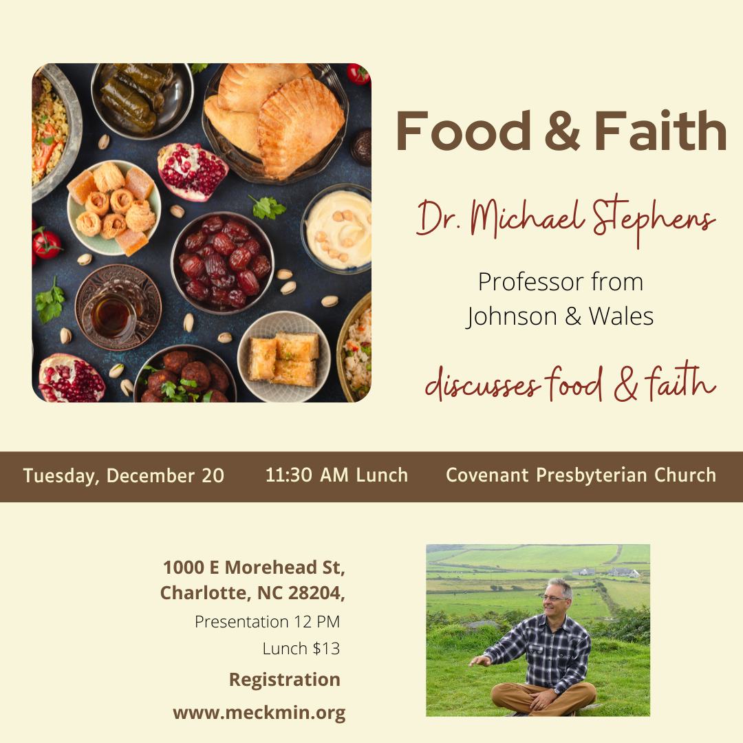 Food For Thought: Food & Faith – Dr. Michael Stephens | MeckMIN