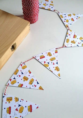 King Charles Coronation Bunting | Doodle Keg