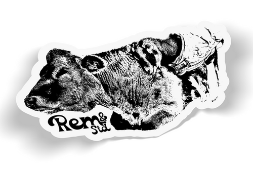 Rem & Sid Linocut Stickers | Mockingbird Farm NY