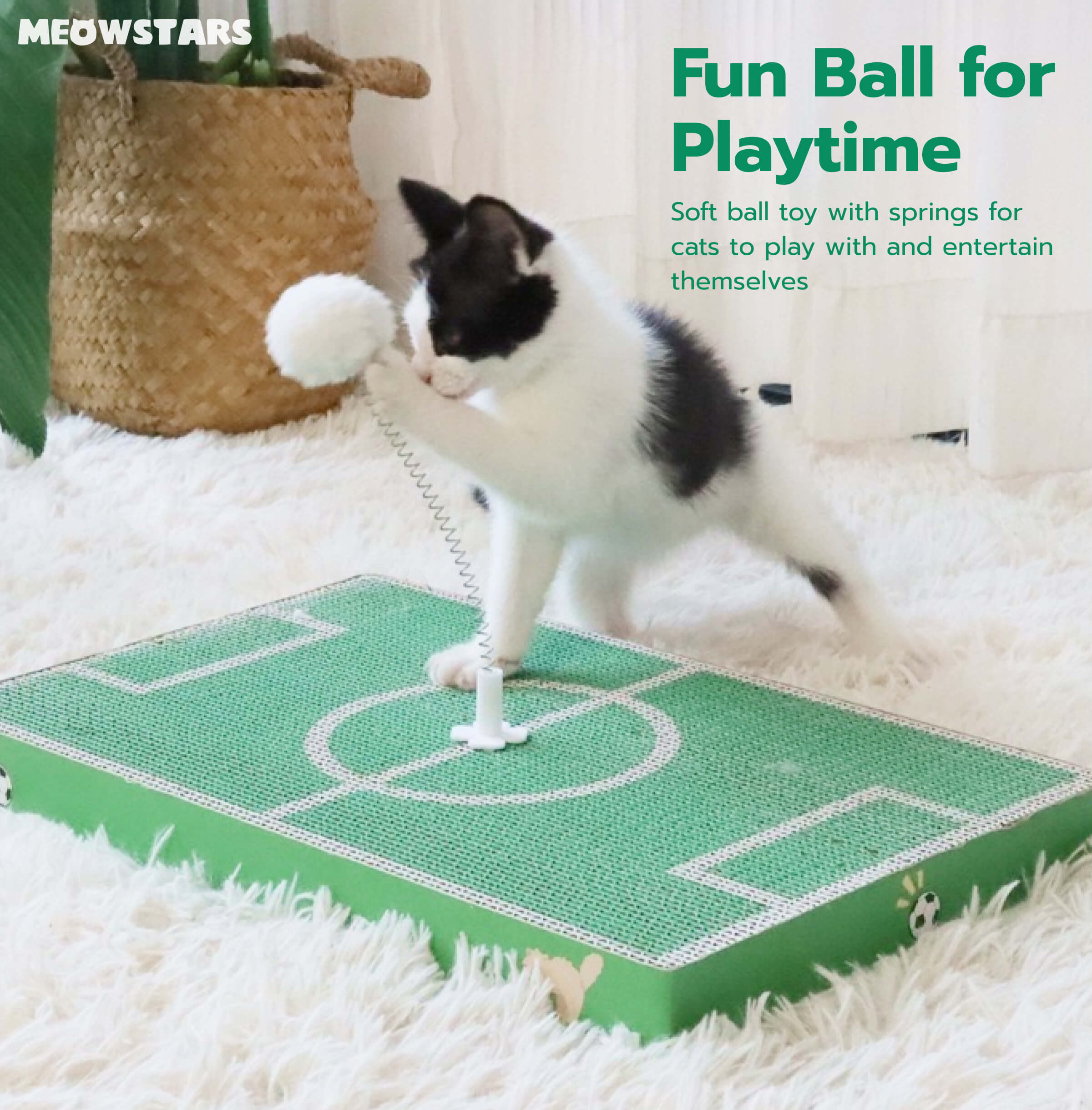 Cat Scratching Pets First 5-in-1 Cat Scratcher Toy: Arkansas Razorbacks ...