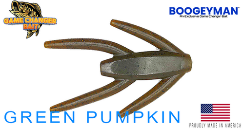 Green Pumpkin Boogeyman 4"(6 pack) | GameChangerbait