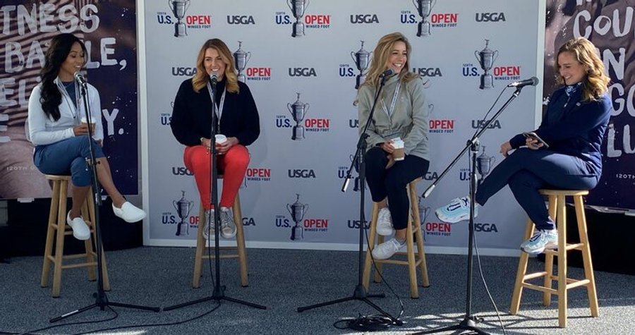 Ladies of Golf from the U.S. Open: Tisha Alyn, Kira Dixon and Hally ...