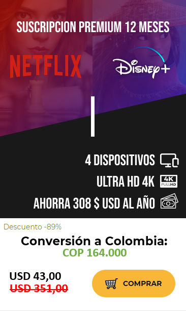 Super Oferta Netflix Premium, Netflix Standart o Disney Plus + durante ...