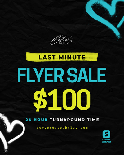 LAST-MINUTE FLYER | Created By Luv