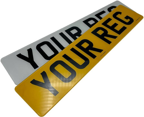 2D Standard Plates (Printed) | Nottingham Reg Plate