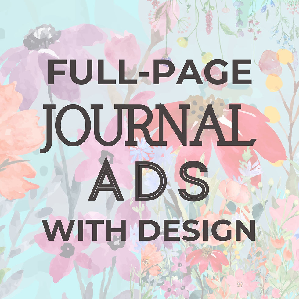 w/DESIGN: FULL PAGE DIGITAL JOURNAL AD | NMACDST