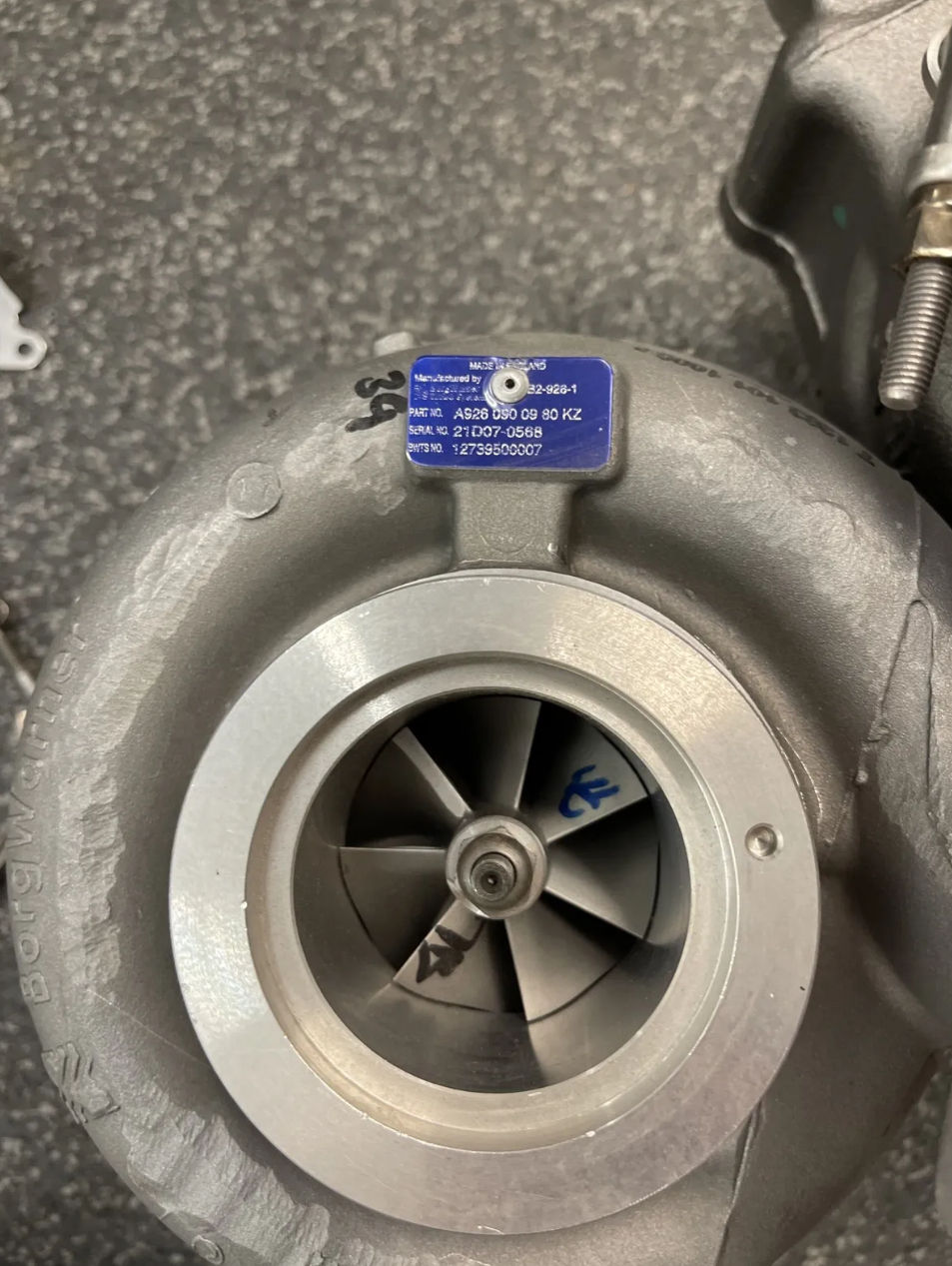 BorgWarner B2 Twin Turbocharge Fits Mercedes Engine 1273-950-0007 ...