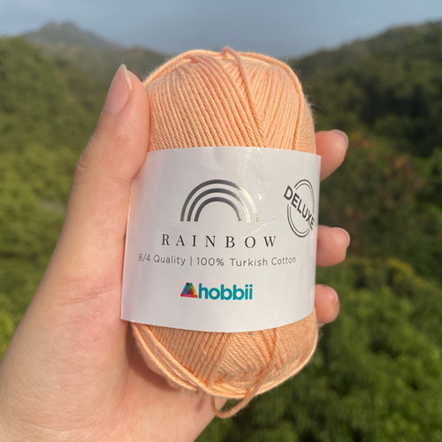 Soft Peach Yarn | Daisy Crochet Co.