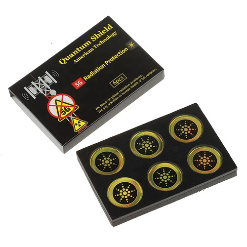Quantum Shield 5g Nano-Anion Silicone Sticker EMF Radiation Protection ...