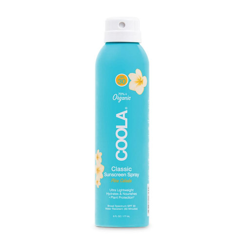 Classic Body SPF 30 Pina Colada Sunscreen Spray 6oz | coola-suncare-canada