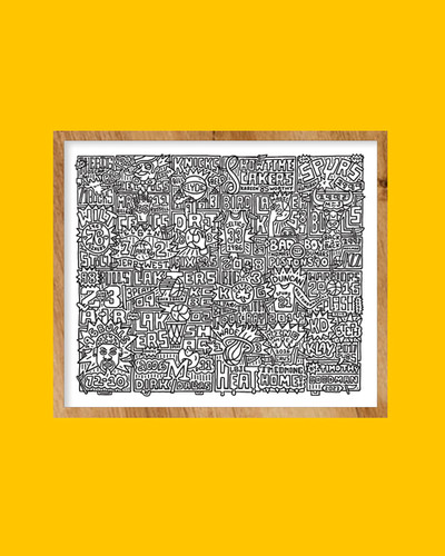 NBA Goats (limited edition of 25) | Timothy Goodman