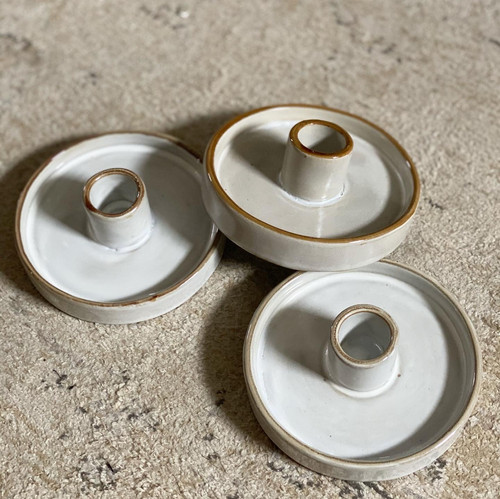 Stoneware candle base | Boh Home